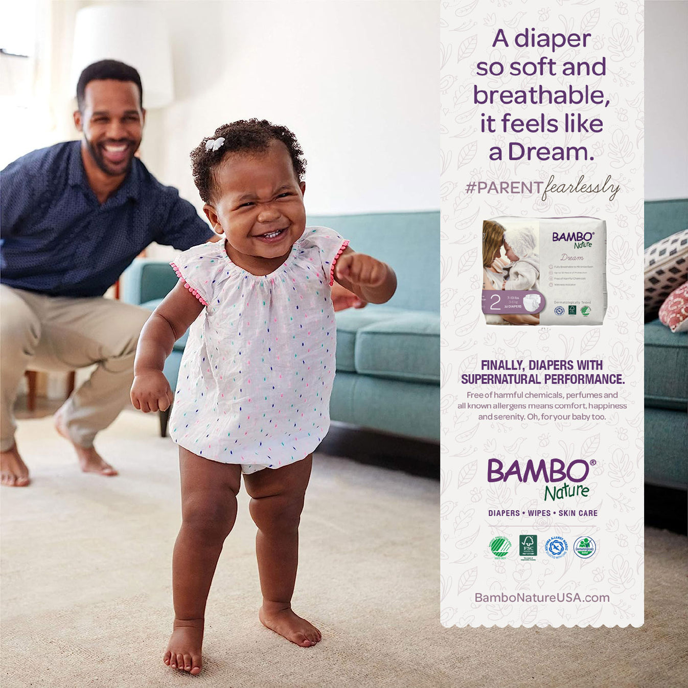 Dream Diapers – Hypoallergenic, Eco-Labeled & Skin-Friendly