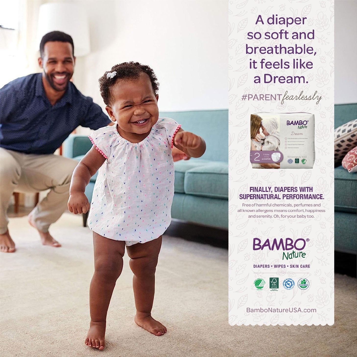 Dream Diapers – Hypoallergenic, Eco-Labeled & Skin-Friendly
